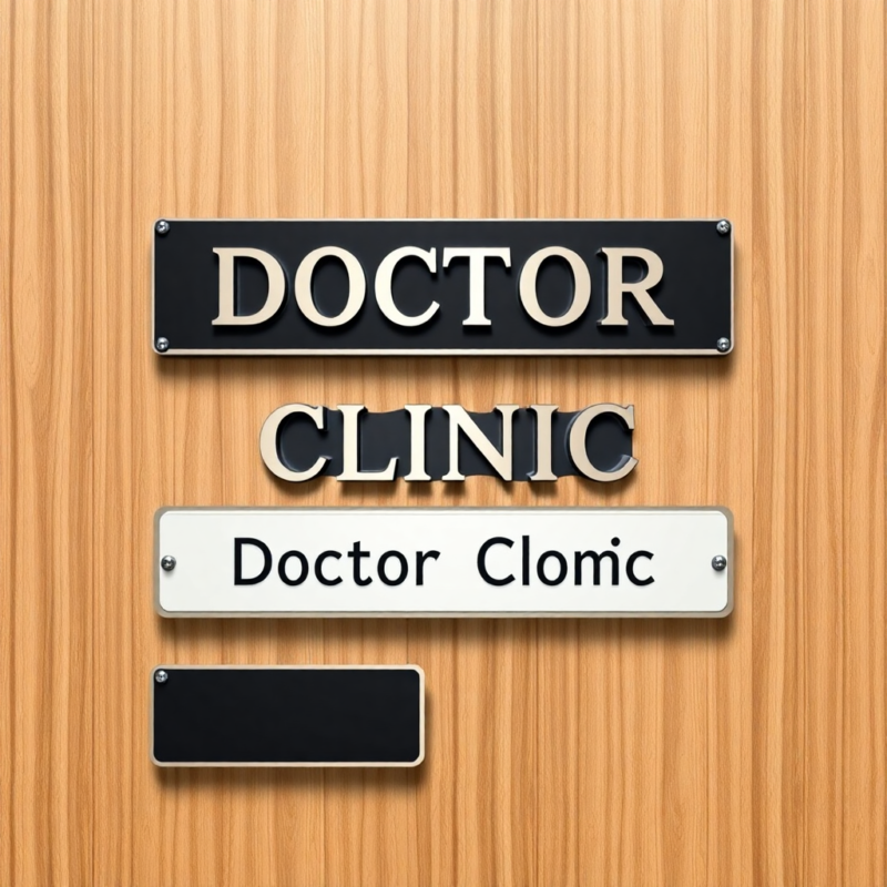 Best Doctor Clinic Board Designs & Name Boards – Customization & Ideas
